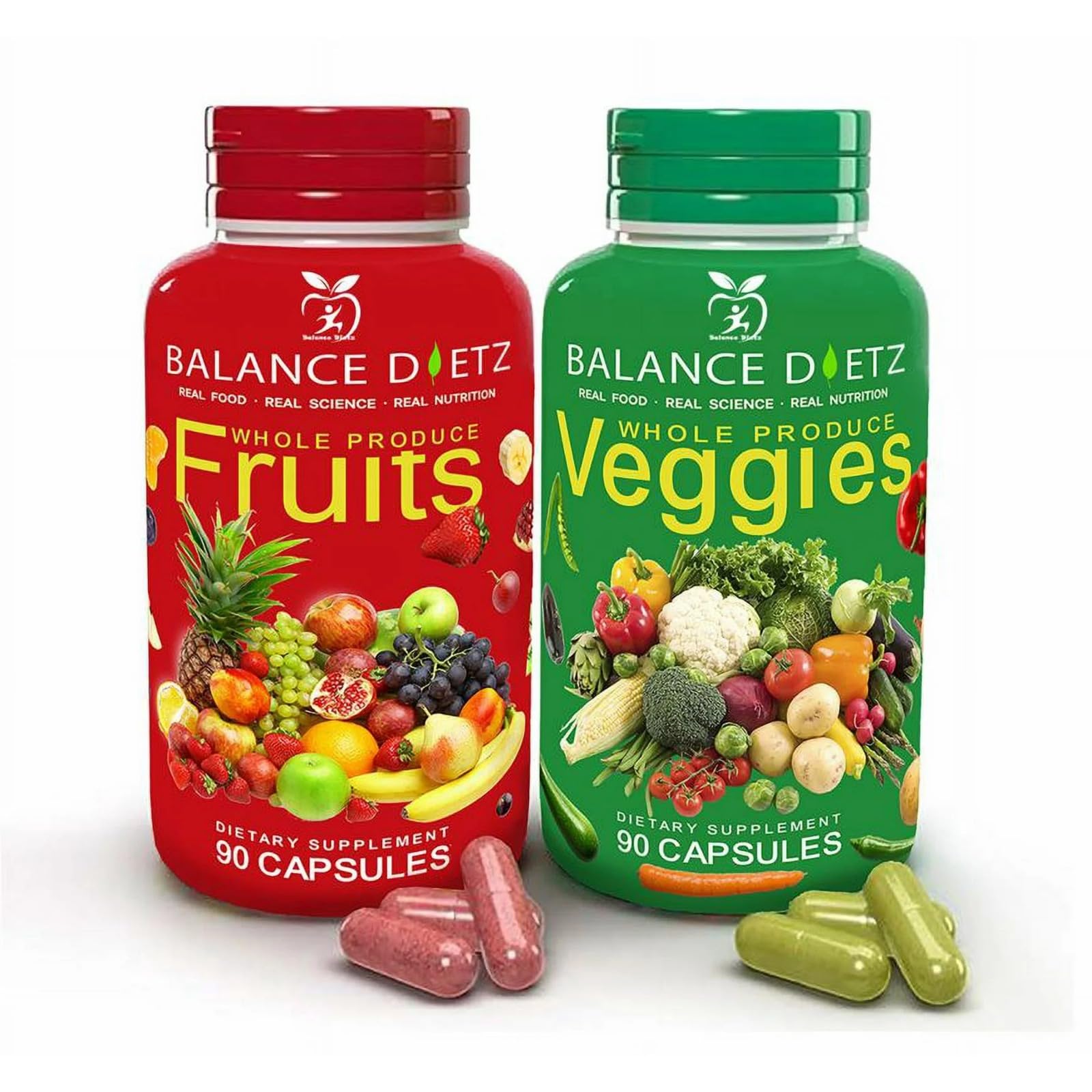 Amazon.com: Balance Dietz Whole Produce Fruits and Veggies Supplements ...
