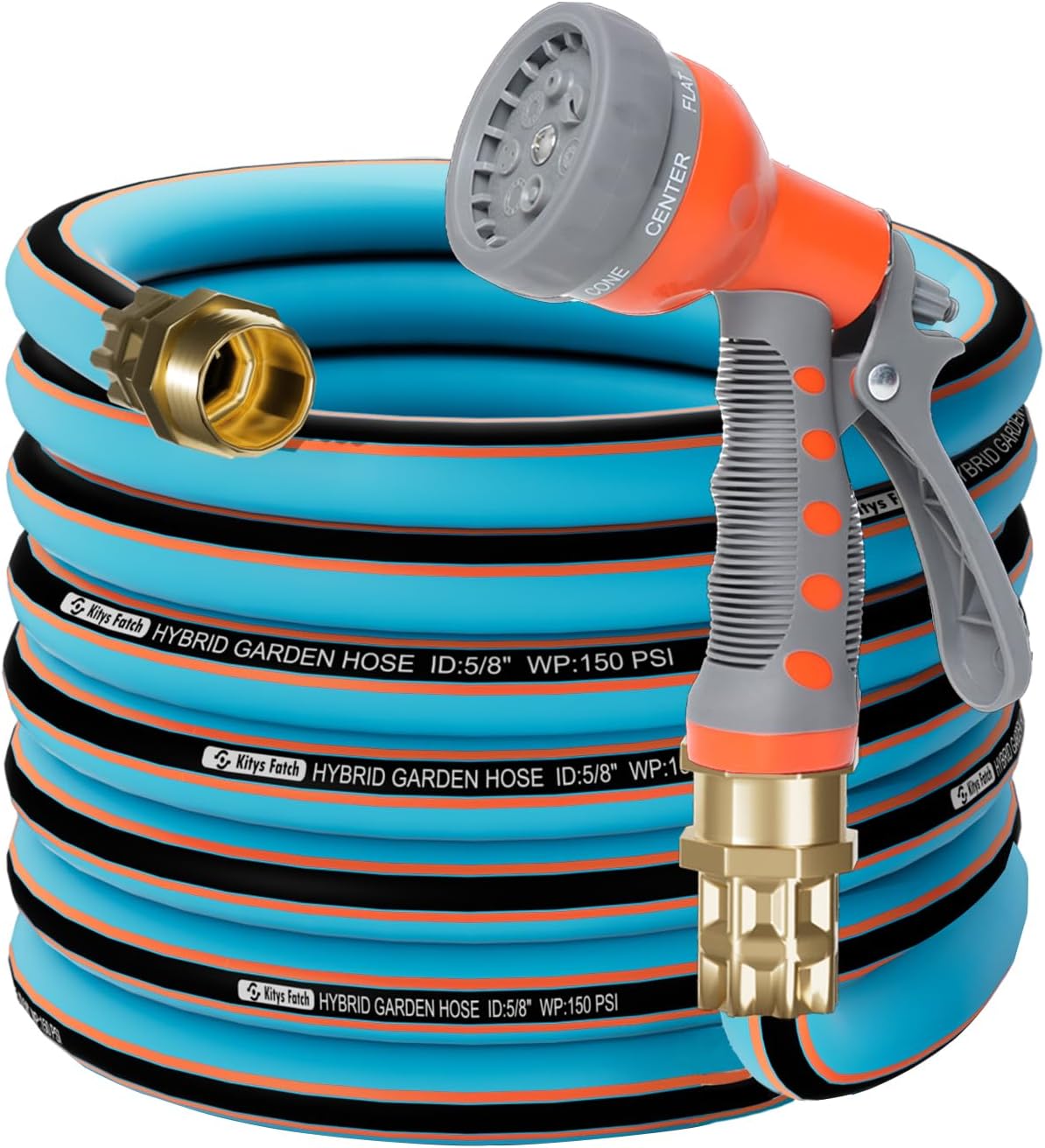Amazon.com: Garden Hose 5/8"x100 ft Heavy Duty-Ultra-Durable,Kink-less ...