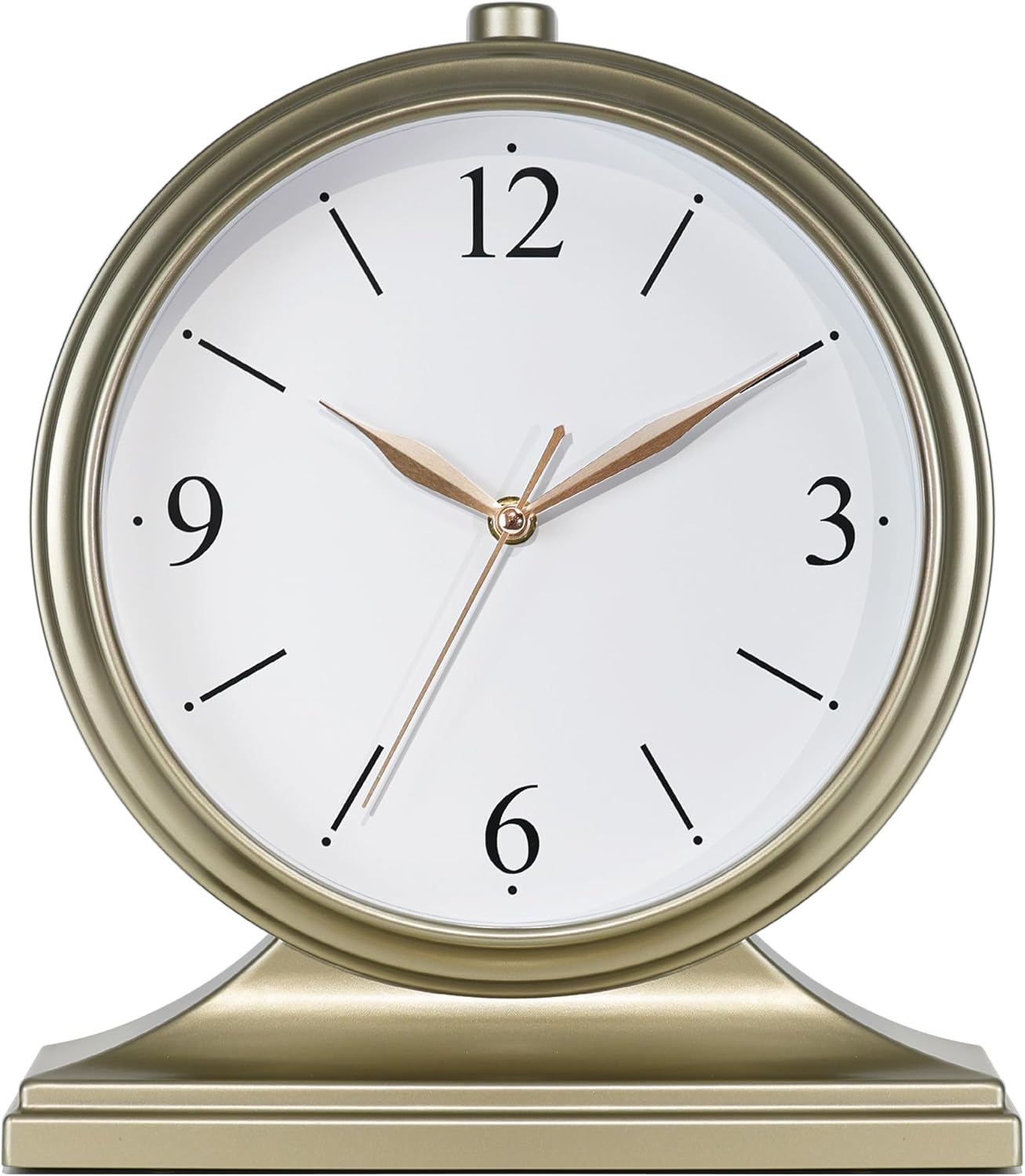 Amazon.com: AYRELY® Vintage Desk Clock Silent-Non-Ticking 10-inch dial ...