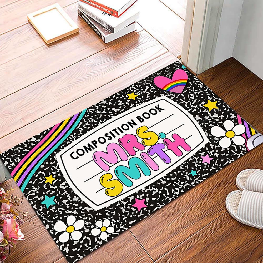 Amazon.com: VIRAGIL Personalized Composition Notebook Mat, Personlized ...