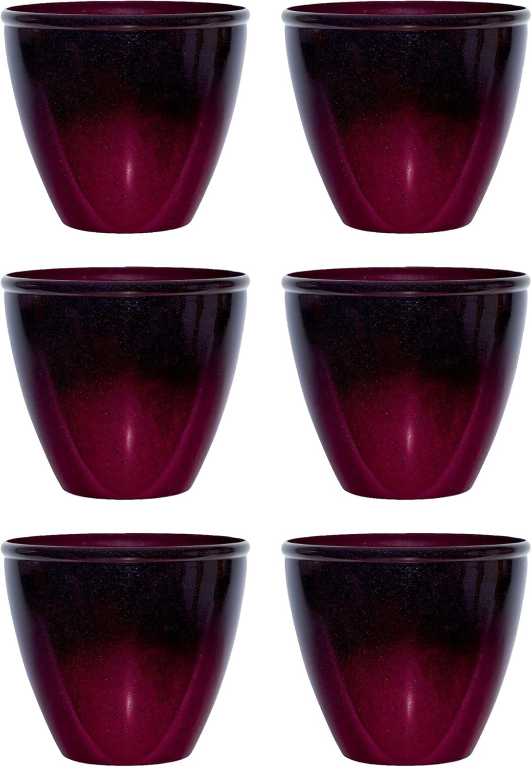 Amazon.com : Suncast Seneca 16 Inch Ombre Resin Plant Flower Planter ...