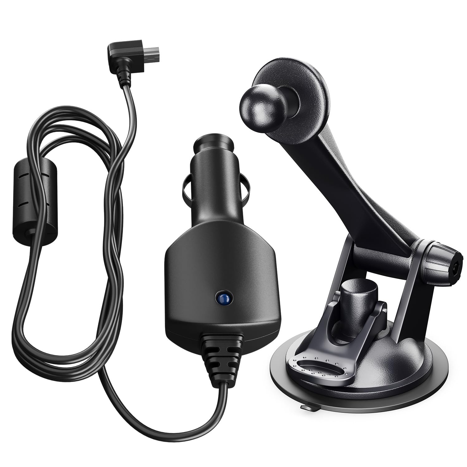 Amazon.com: Car Charger Power Cord + GPS Mount for Garmin - Compatible ...