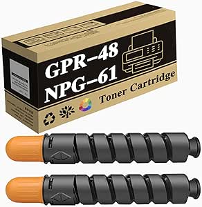 Amazon.com: Compatible Toner-Cartridge Replacement for Canon GPR-48 NPG ...