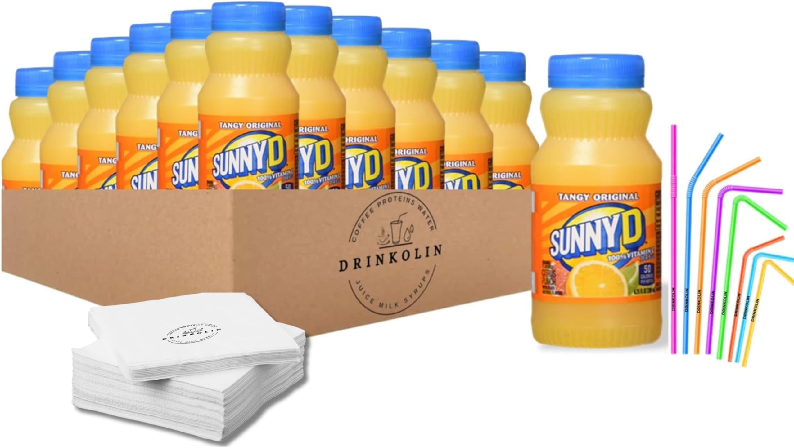 Amazon.com : SunnyD Tangy Original Orange Flavored Citrus Punch, 6.75 ...