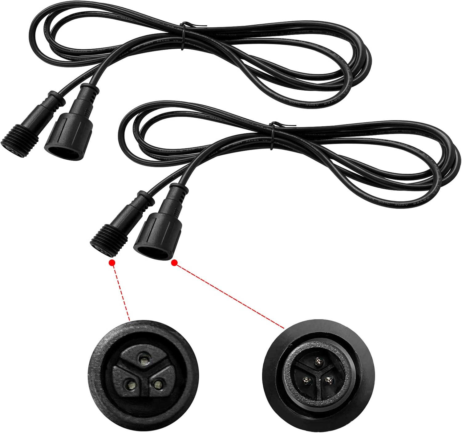 Amazon.com : SUNTHIN 13FT(2x6.5ft) Extenstion Cord for Smart Landscape ...