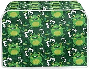 Amazon.com: Gomyblomy Cute Frog Toaster Cover, 4 Slice Small Kitchen ...