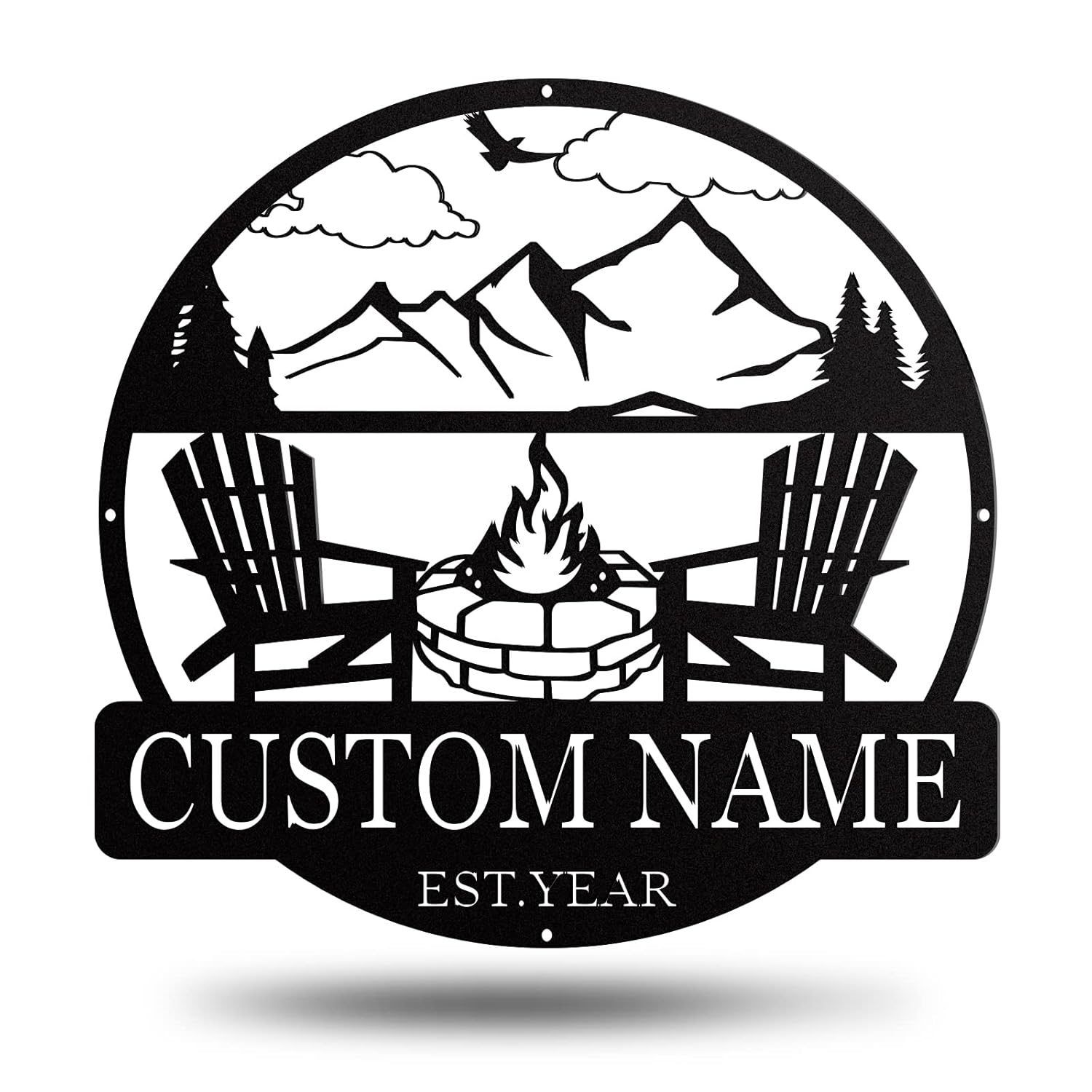 Amazon.com: Last Name Signs for Home - Custom Family Name Sign ...