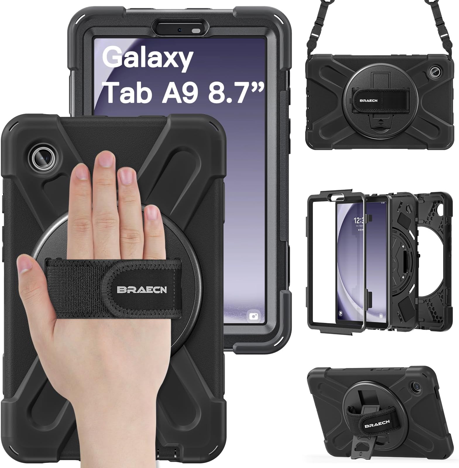 BRAECN Case for Samsung Galaxy Tab A9 8.7 Inch SM-X110/SM-X115/SM-X117 ...