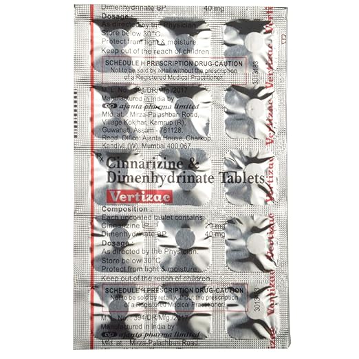 Vertizac - Strip of 15 Tablets : Amazon.in: Health & Personal Care