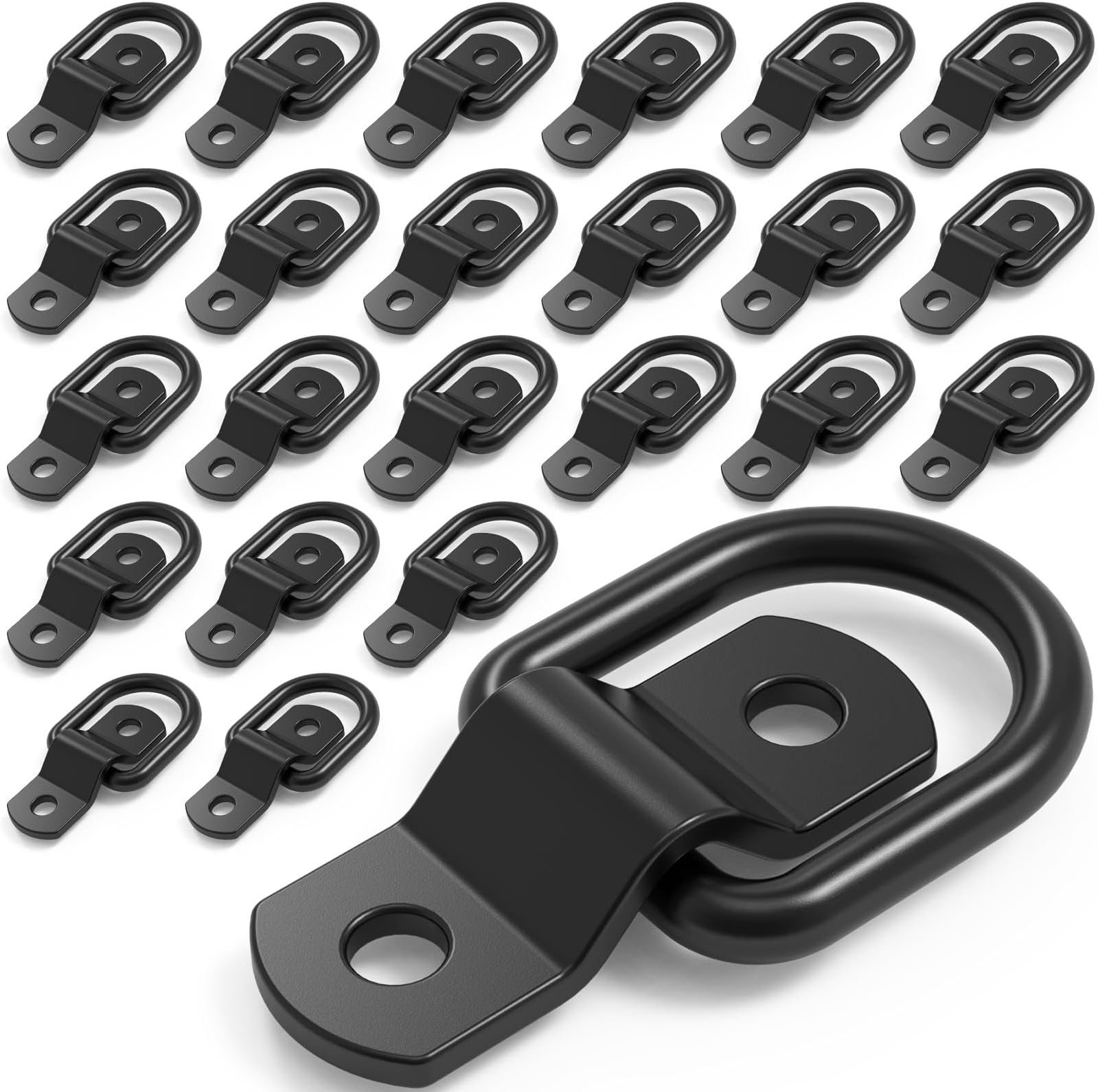 Amazon.com: 24 Pcs D Rings Tie Down Anchors, 1/4" Heavy Duty Trailer ...