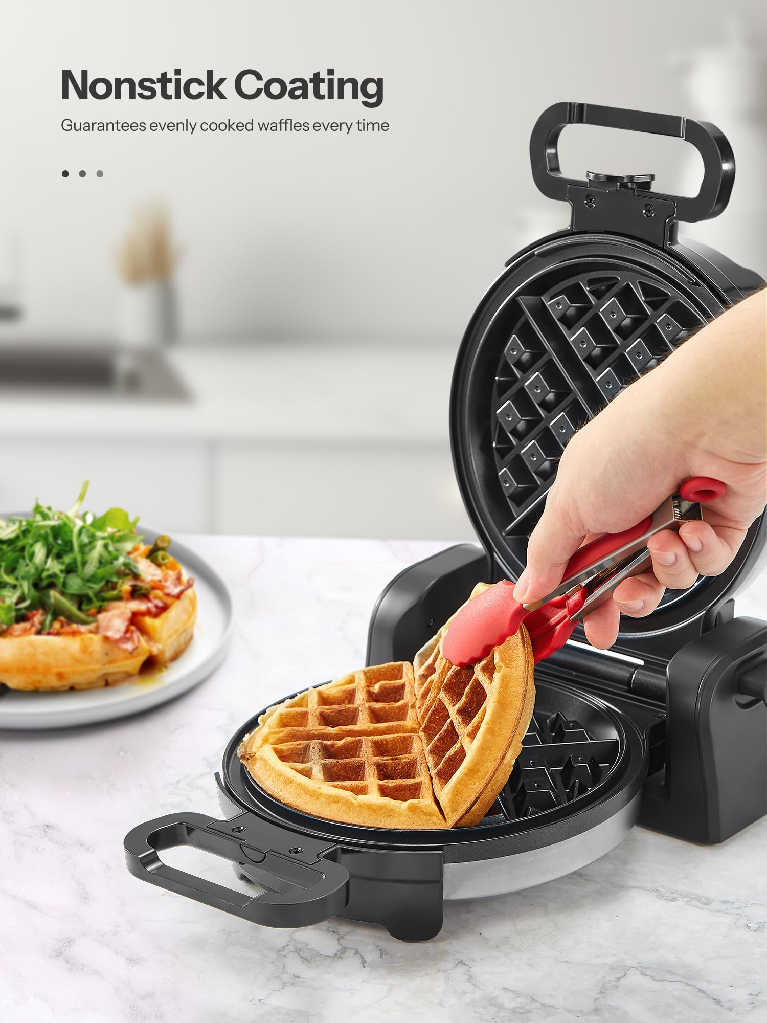 Round Belgian Waffle Maker Rotary Waffle Maker Commercial Round