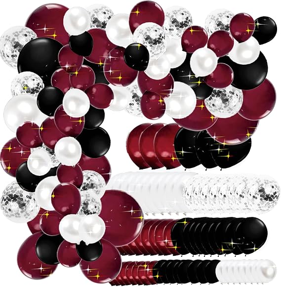 Amazon.com: Graduation Decorations Maroon Black 2026/Burgundy Maroon ...