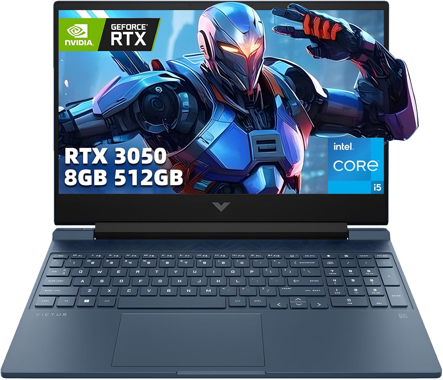 HP Victus 15.6" 144Hz Gaming Laptop for School and Entertainment, Intel ...