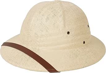 Amazon.com: EverJoy Party Adult Safari Pith Hat – French Beige Costume ...
