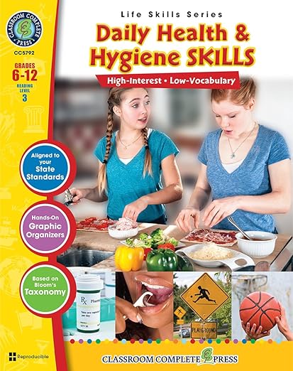 Amazon.com: Daily Health & Hygiene Skills Gr. 6-12 - Classroom Complete ...