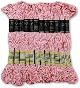 Amazon.com: UMC STAG Pack of 12 Premium Embroidery Thread | 100% ...