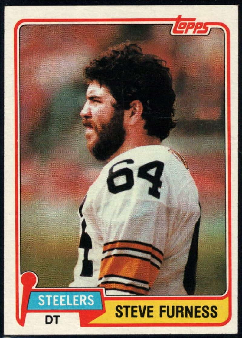 Amazon.com: Football NFL 1981 Topps #436 Steve Furness Steelers ...