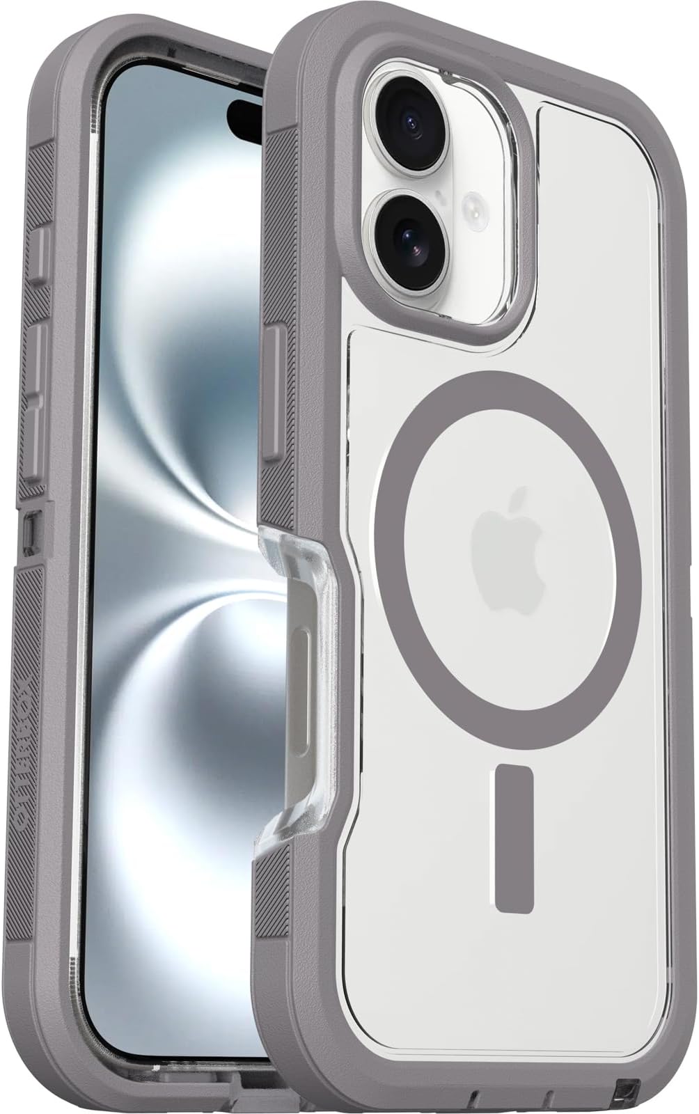 OtterBox iPhone 16 Defender Series XT Clear Case - Snow Capped (Grey ...