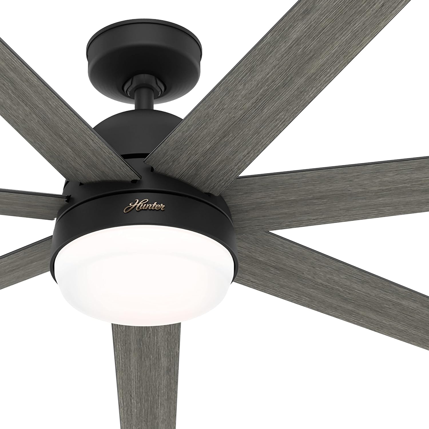 Amazon.com: Hunter Fan 70 inch Casual Matte Black Indoor Ceiling Fan ...