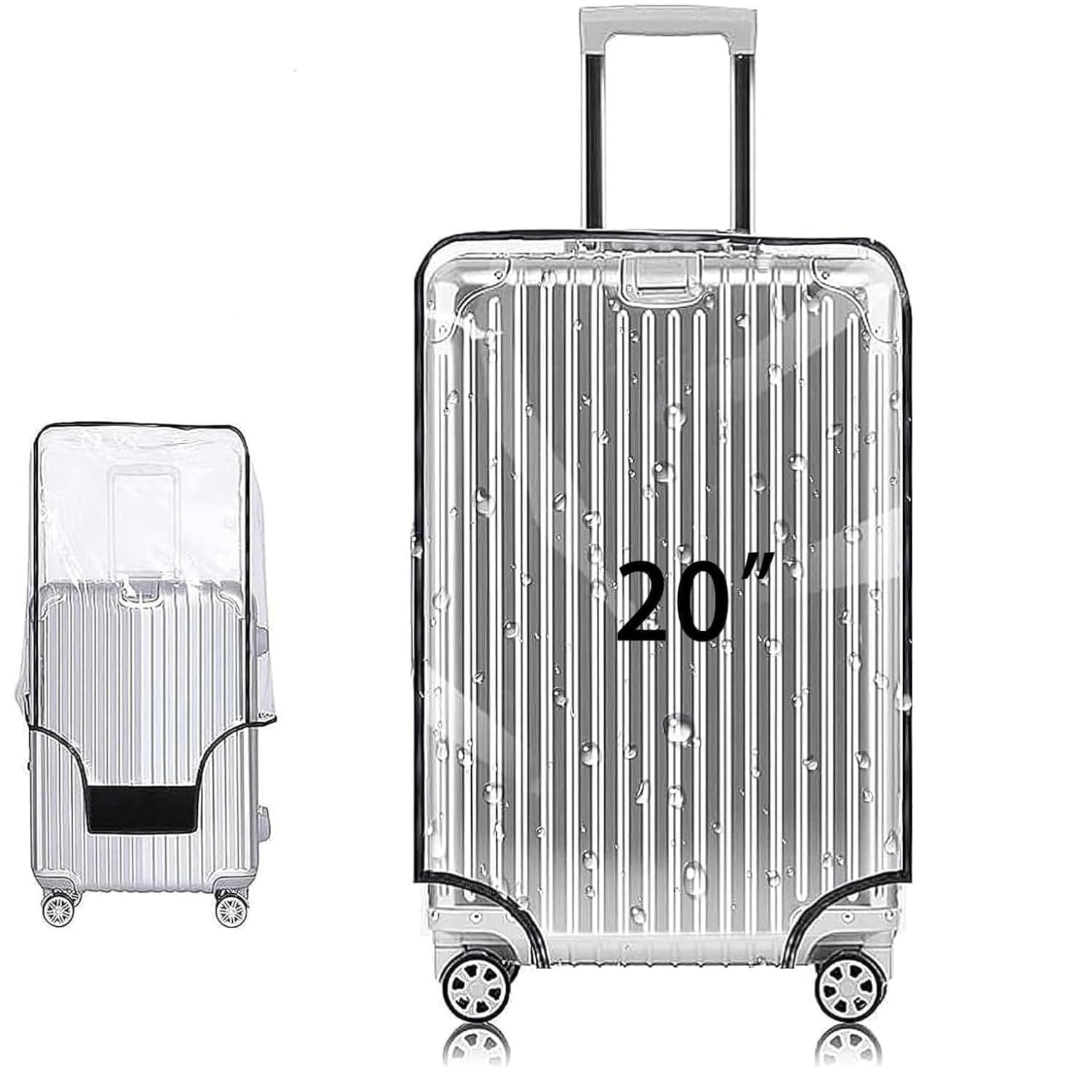 Buy R Radiant Bag 20 Inch Transparent Protective Cover for Hard Luggage ...