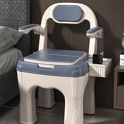 Amazon.com - Bedside Commode Upgraded Safety Commode Toilet For Elderly ...