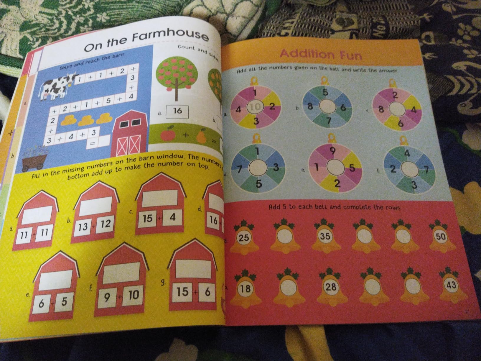 Addition and Subtraction Activity Book For Children - 80+ Activities ...