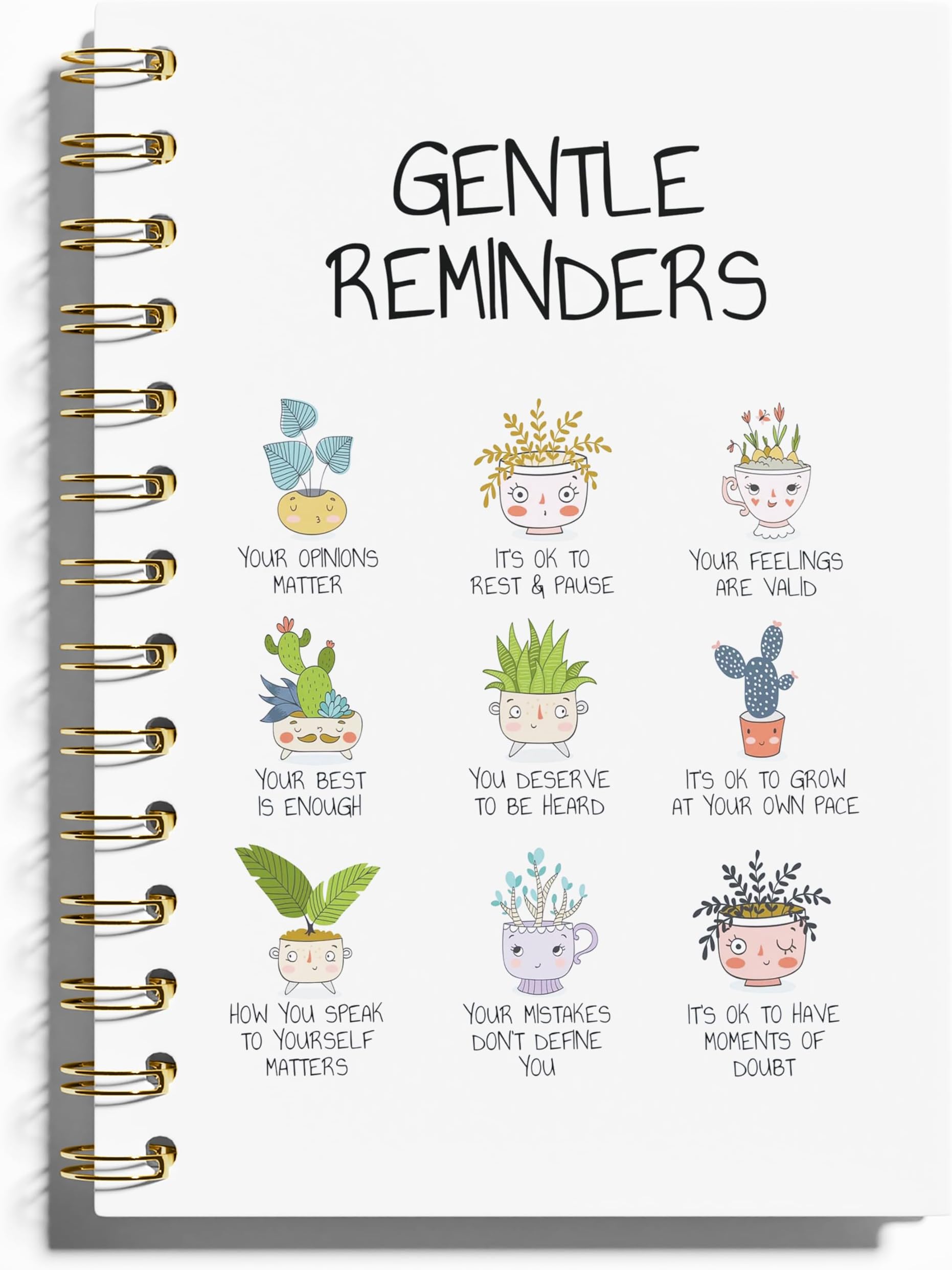 Amazon.com : WFSM Daily Affirmations Notebook - Inspirational Journal ...