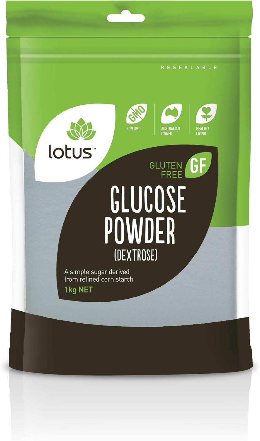 Lotus Dextrose Glucose Powder 1 kg, : Amazon.com.au: Health, Household ...