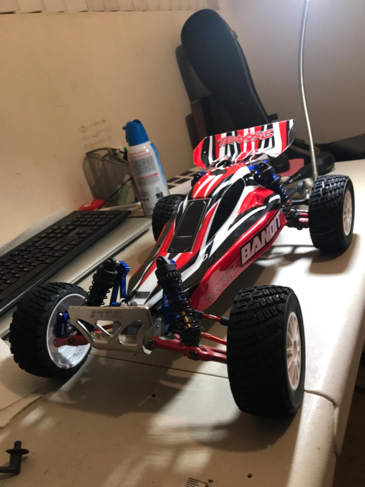 Amazon.com: Traxxas Bandit: 1/10 Scale 2WD Off-Road Buggy with TQ 2 ...