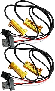 7443 LED Load Resistors Fix LED Bulb Fast Flash for LED Turn Signal ...