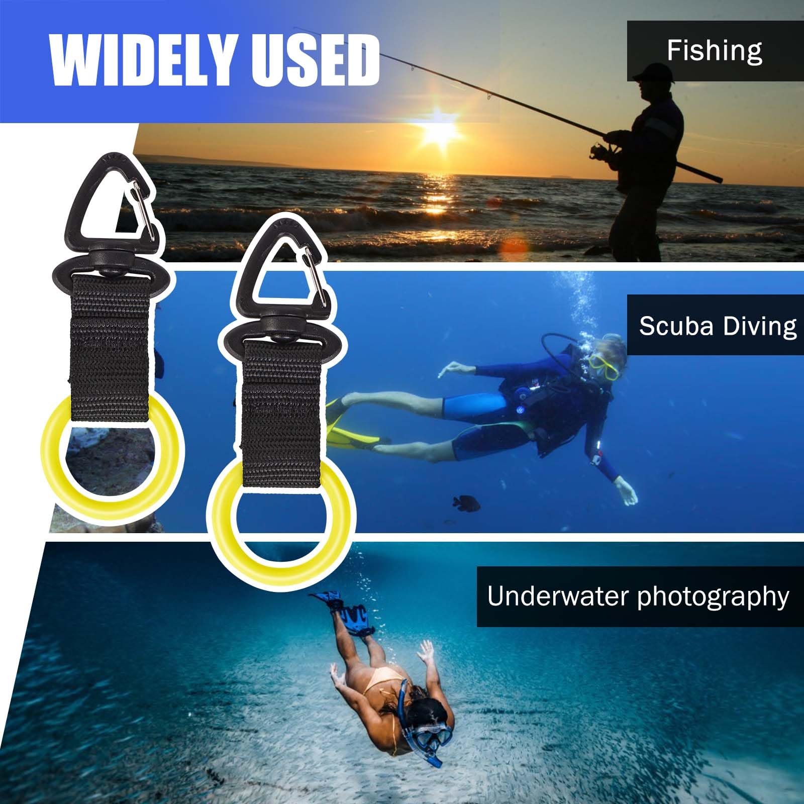 Snorkeling Accessory 2-Pack Scuba Diving Regulator Holder - Octopus ...