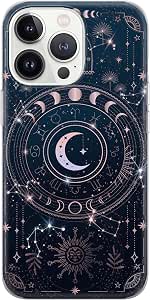 Amazon.com: WondercaseCrafts Moon Phases Phone Case Compatible with ...