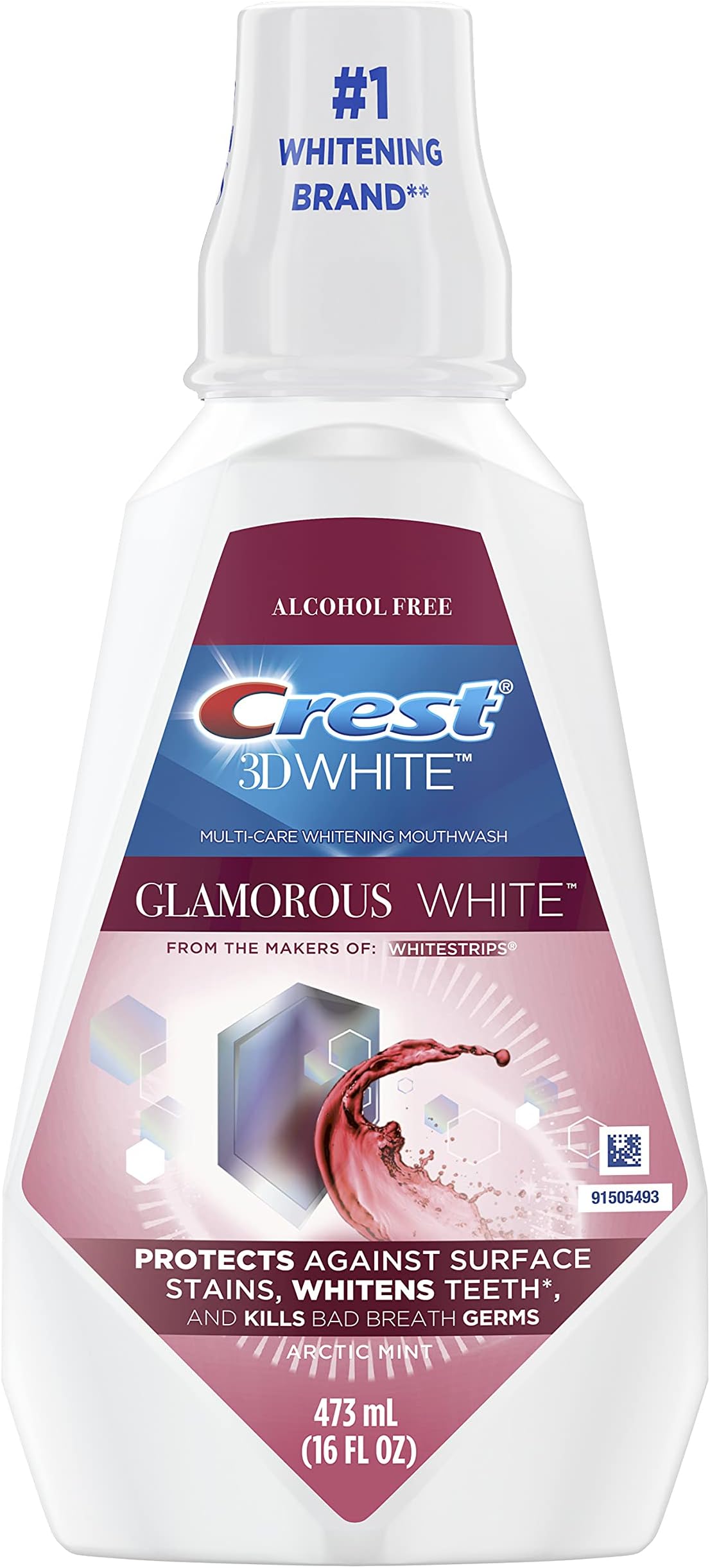 Amazon.com: Crest 3D White Glamorous White Alcohol Free Multi-Care ...