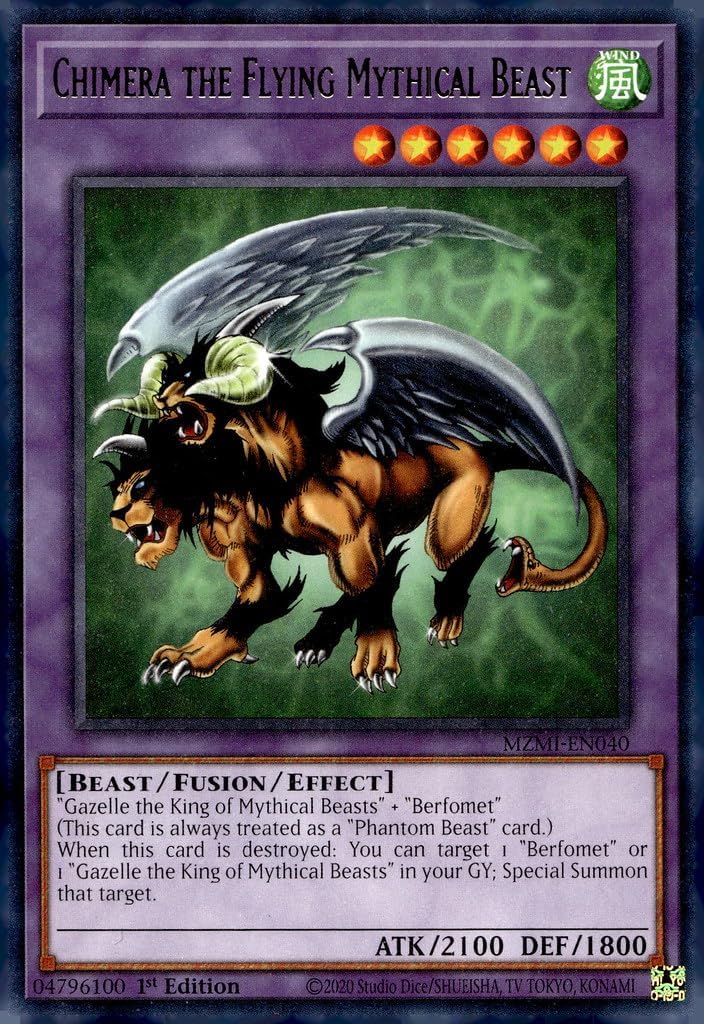 Amazon.com: Chimera The Flying Mythical Beast - MZMI-EN040 - Rare - 1st ...