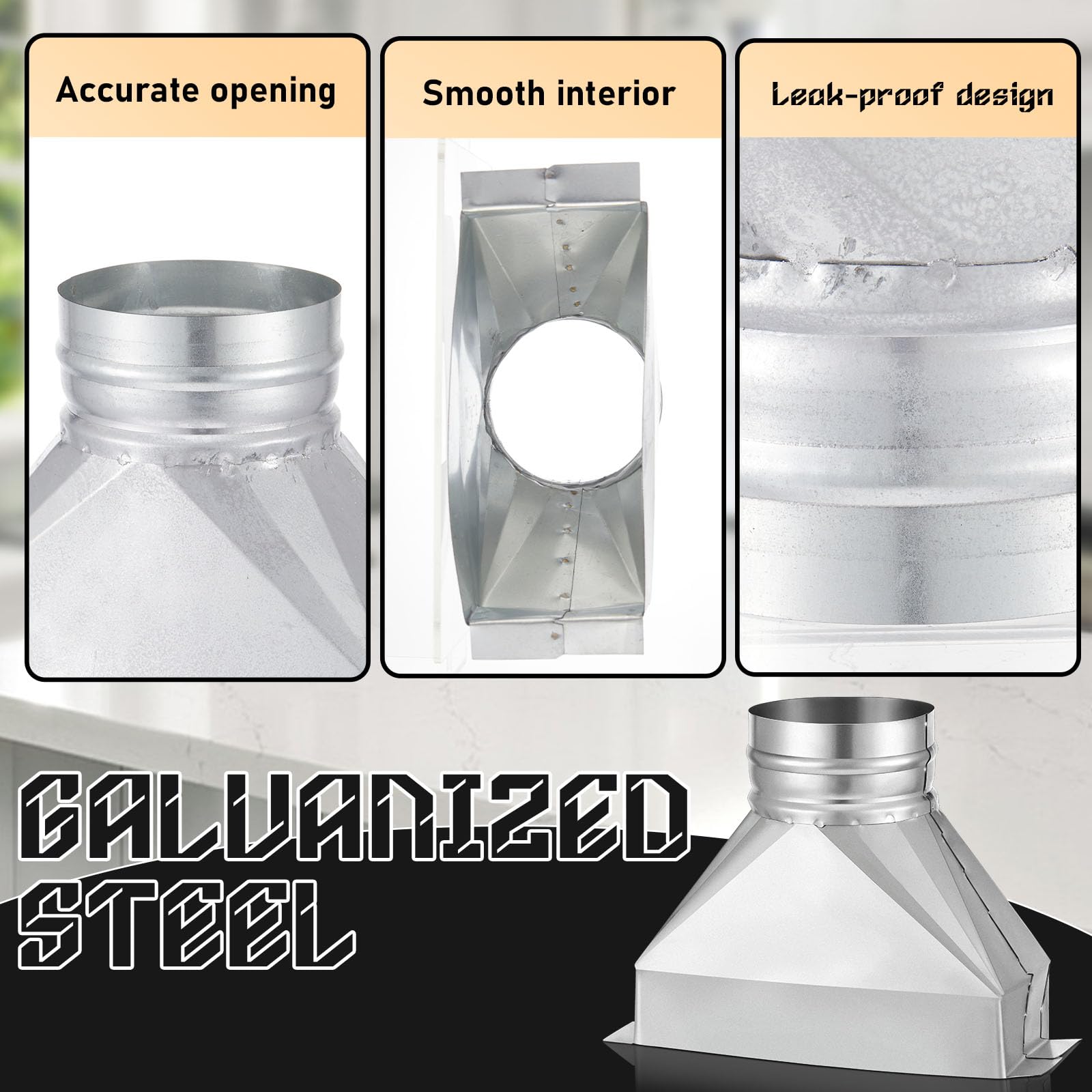Round Ductwork Fittings ECONOflange™ Round Duct Connector System