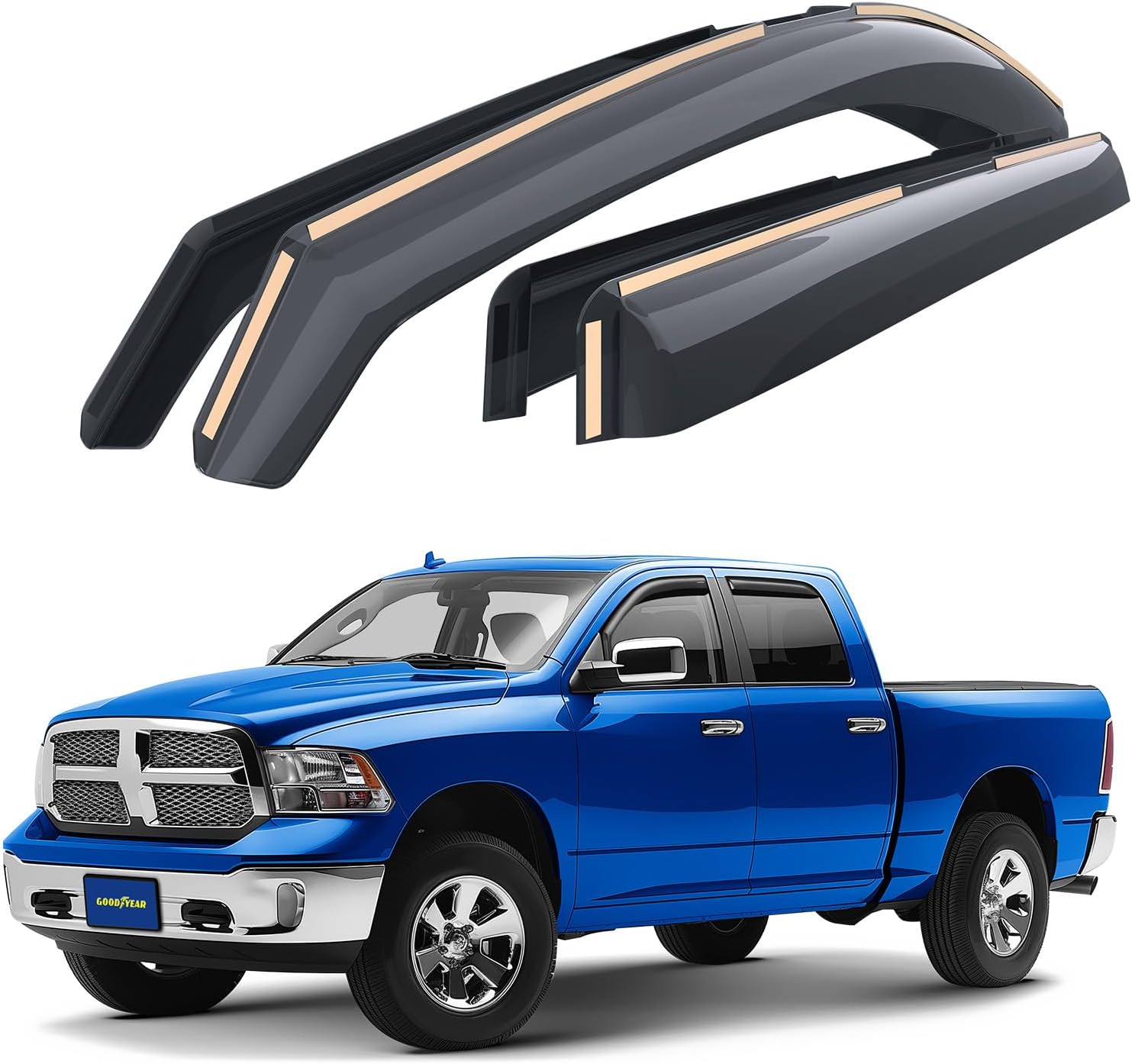 Brandclub - Goodyear Shatterproof in-Channel Window Deflectors for ...