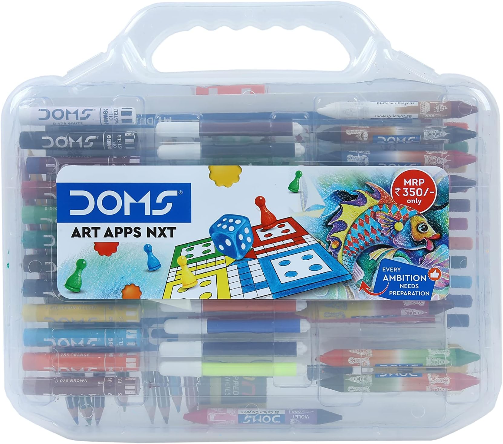 Doms Art Apps Nxt Kit With Plastic Carry Case | Perfect Value Pack ...