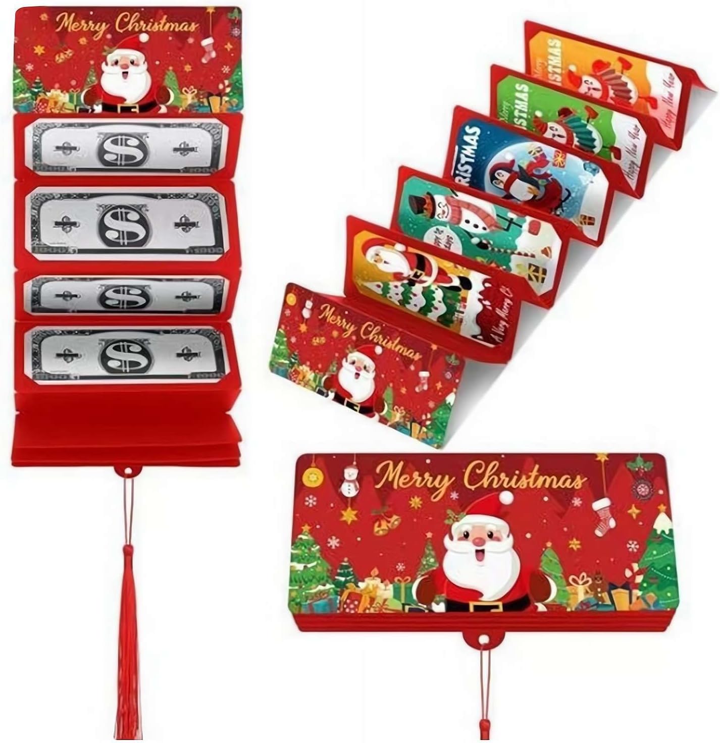 Amazon.com: Christmas Money Holder Christmas Surprise Money Card Holder ...