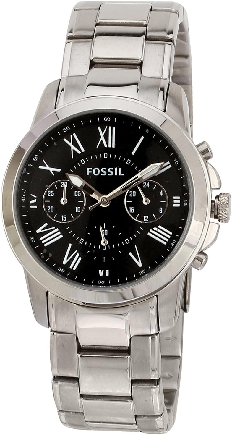 Fossil Dean Chronograph Black Dial Men's Watch-FS4542 : Amazon.in: Fashion