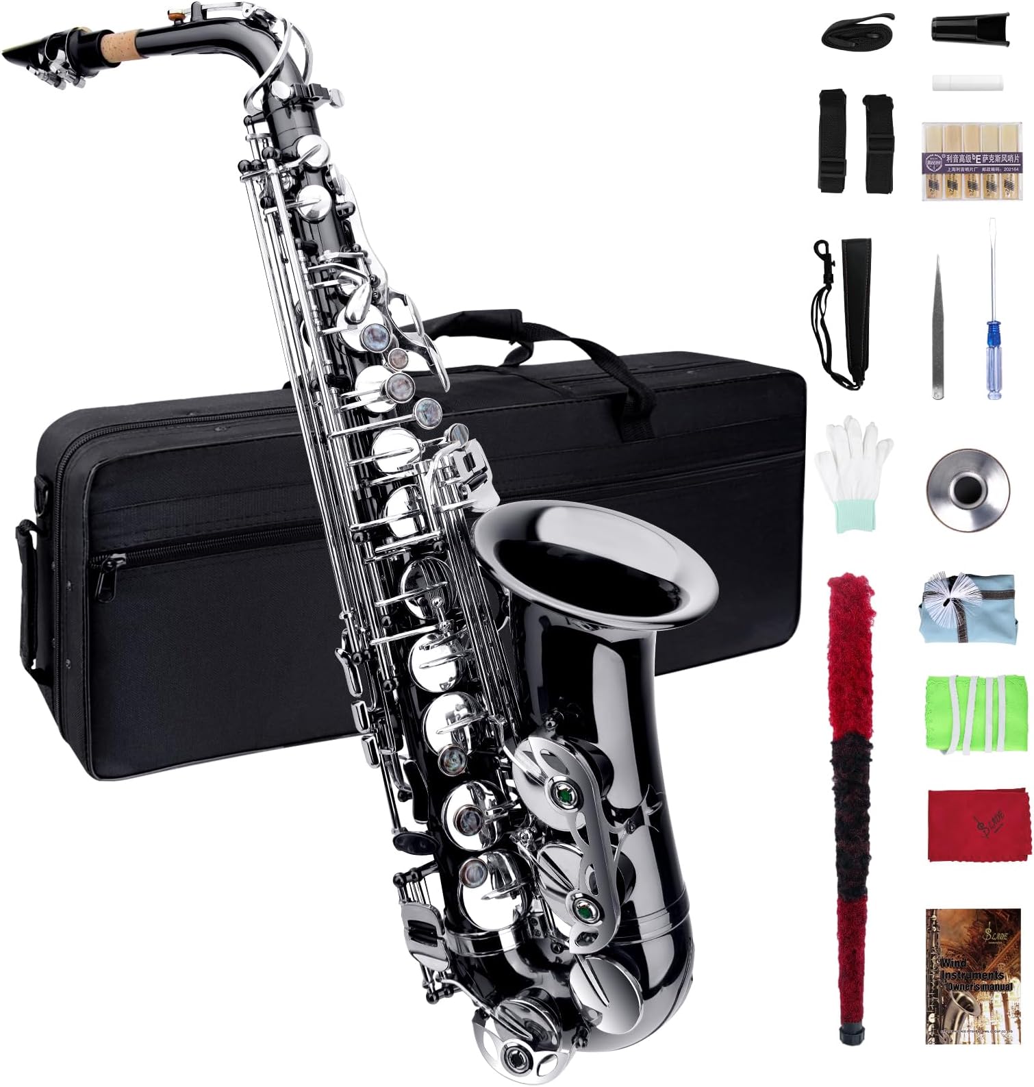 Amazon.com: Selmer SAS201 Student Alto Saxophone - Lacquer : Musical ...