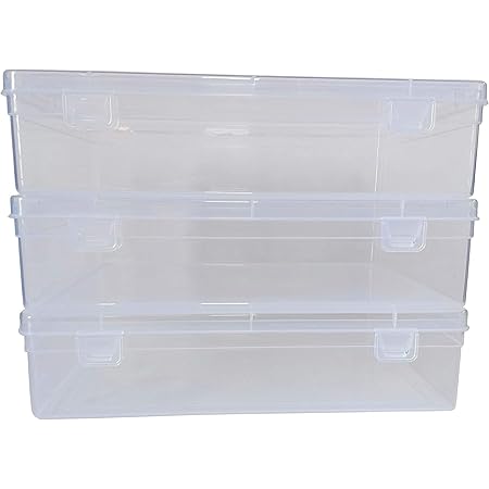 Feliz Plastic Storage Box (Green, Large) - 3 Pieces, Rectangular ...
