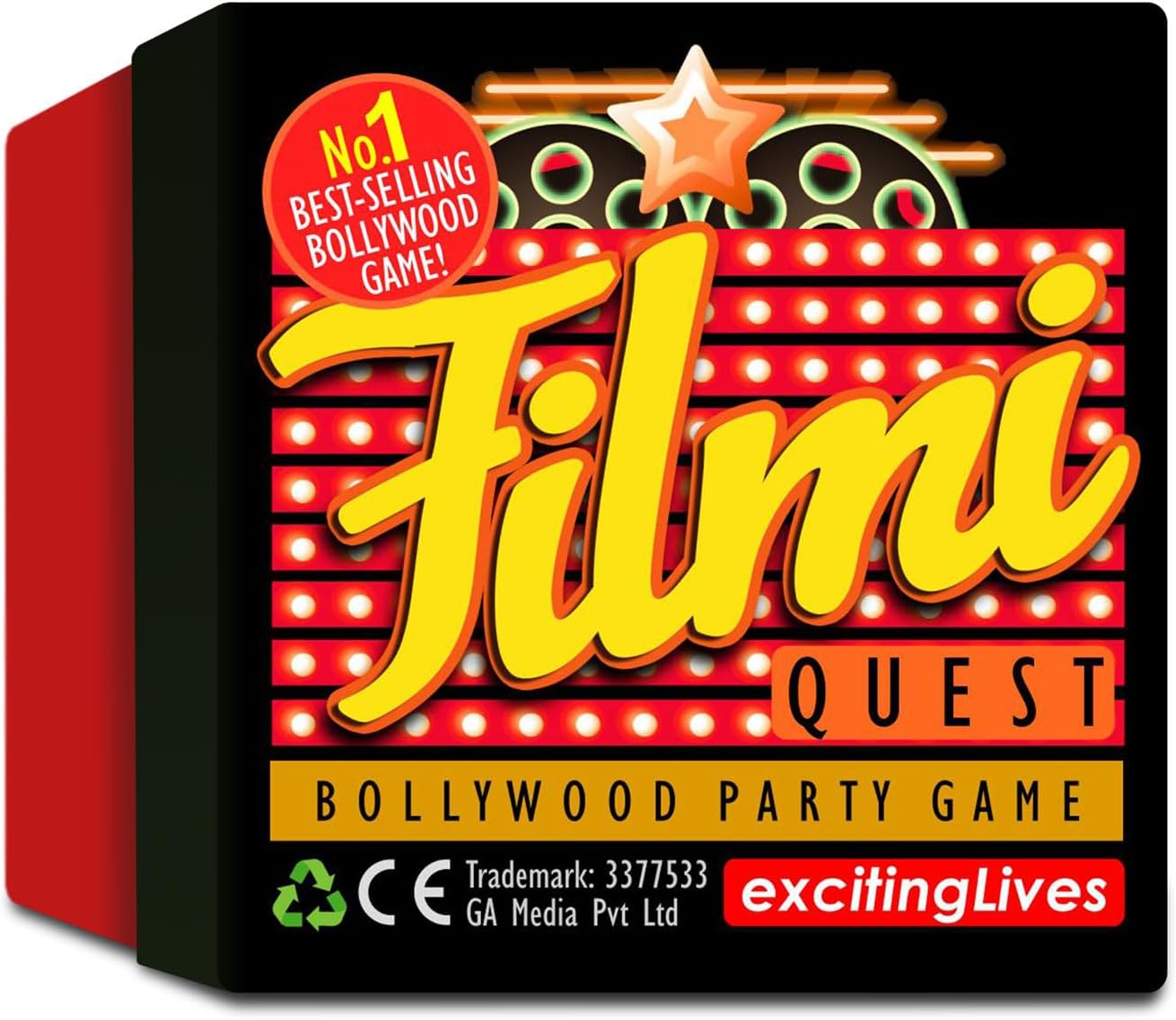 Amazon.com: exciting Lives Filmi Quest - Fun Bollywood Movie Party Game ...