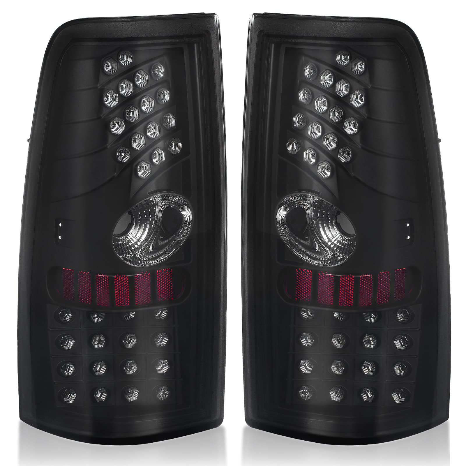 AUTOSAVER88 LED Tail Lights Compatible with Chevy Silverado 1999 - 2006 ...