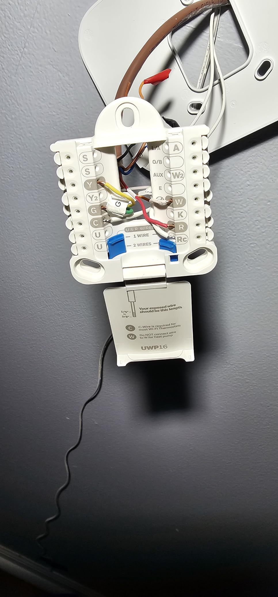 24 Volt Transformer, C Wire Adapter Thermostat, Compatible with ...