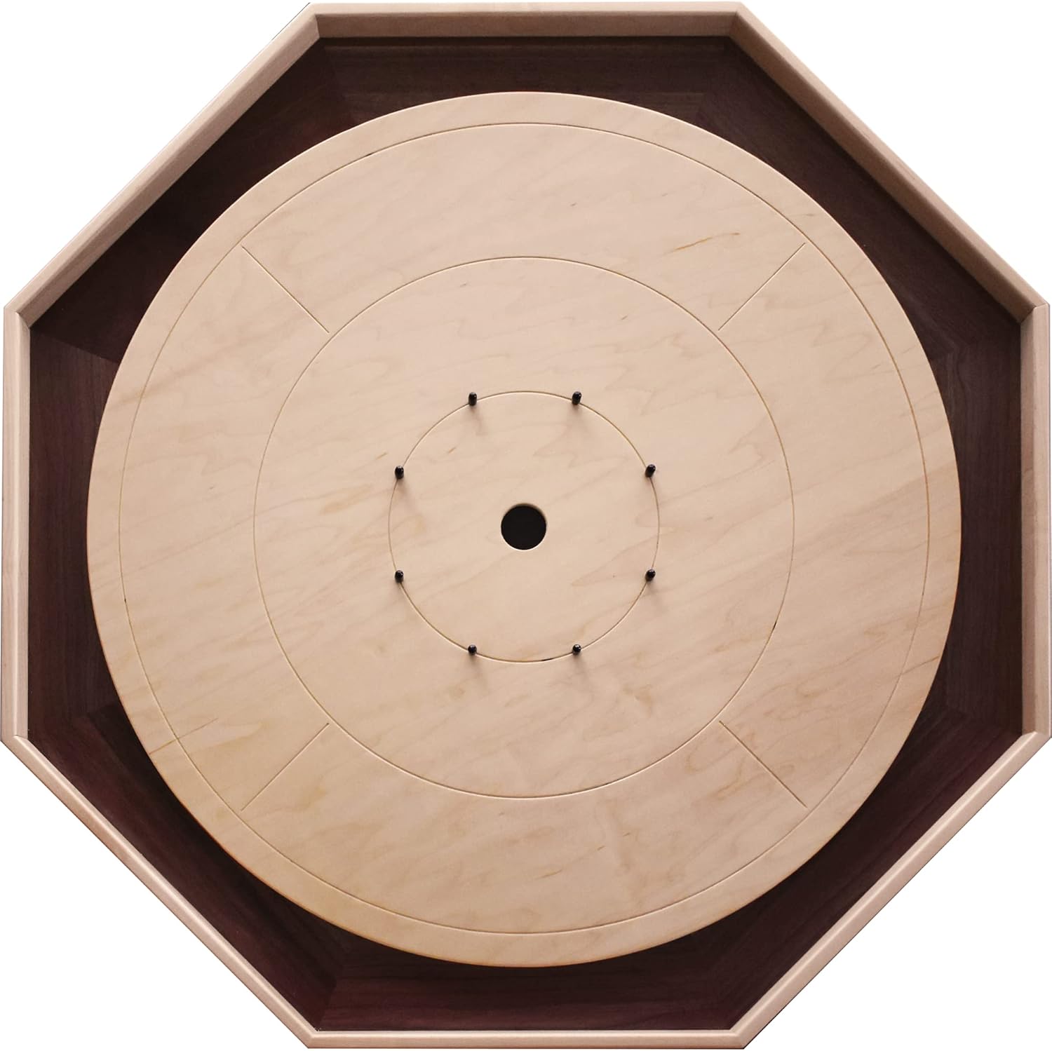 Amazon.com: The Mountie - Tournament Size Crokinole Board Game Set ...