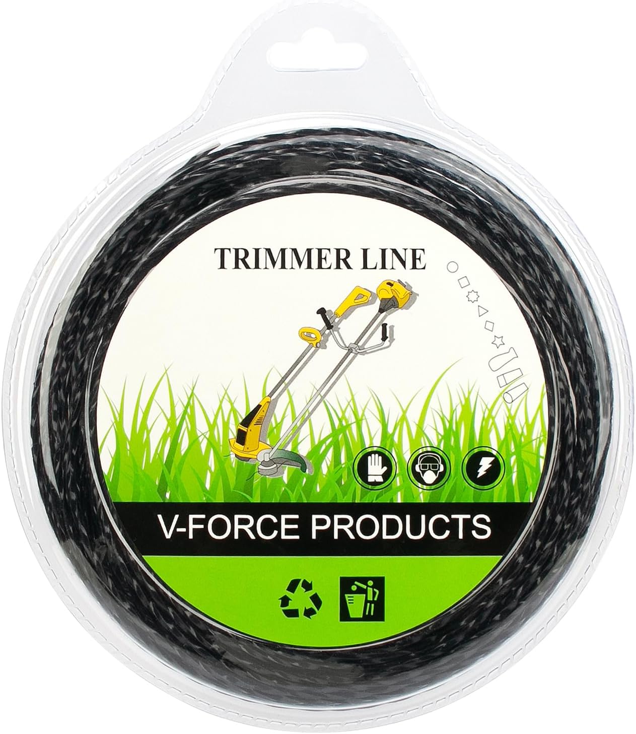 Amazon.com : Dairrr Fuuu Black Trimmer Line .095" Replacement for Echo ...