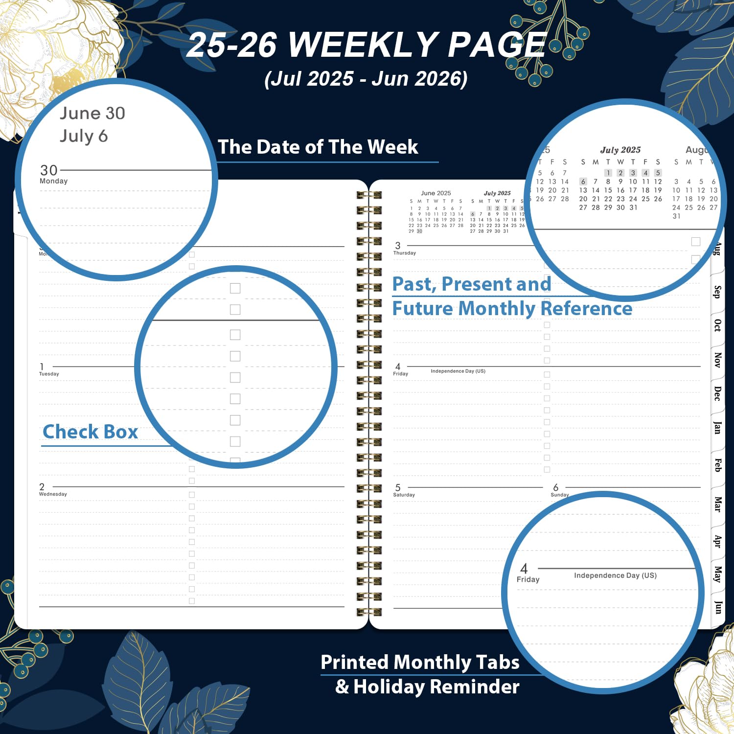 Snapklik.com : 2025-2026 Planner - Academic Planner 2025-2026, Weekly ...