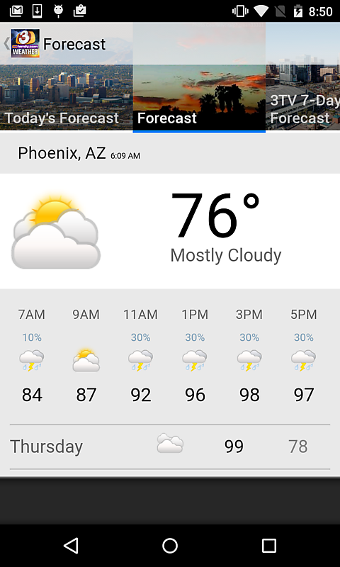 Phoenix Weather Radar - 3TV:Amazon.co.uk:Appstore for Android
