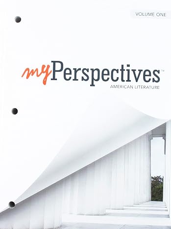 Myperspectives English Language Arts 2017 Student Edition Volumes 1 & 2 ...