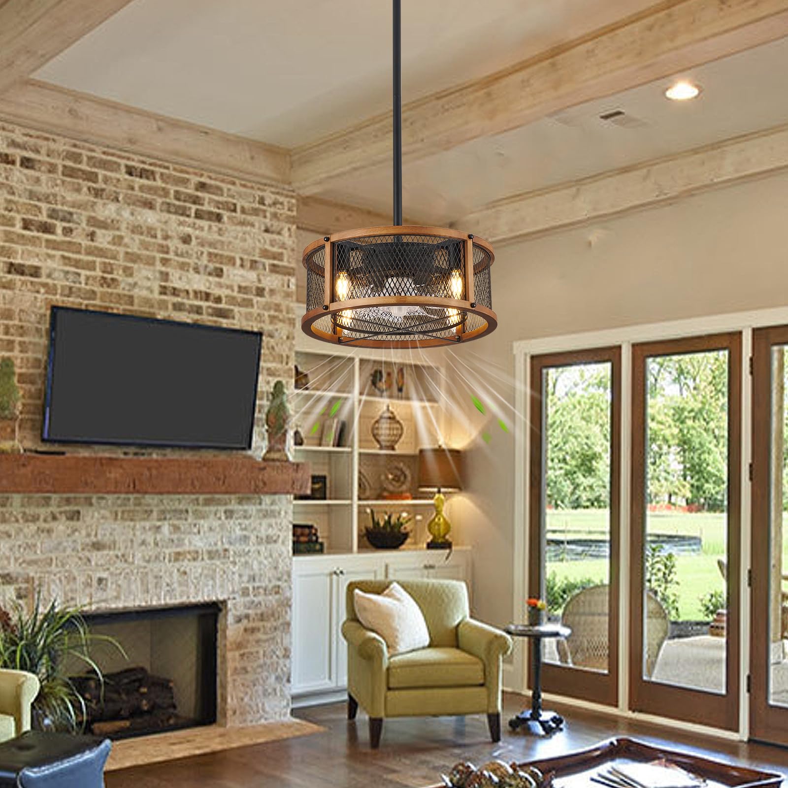 Vaulted Caged Ceiling Fan Caged Ceiling Fans Enclosed Ceiling Fans